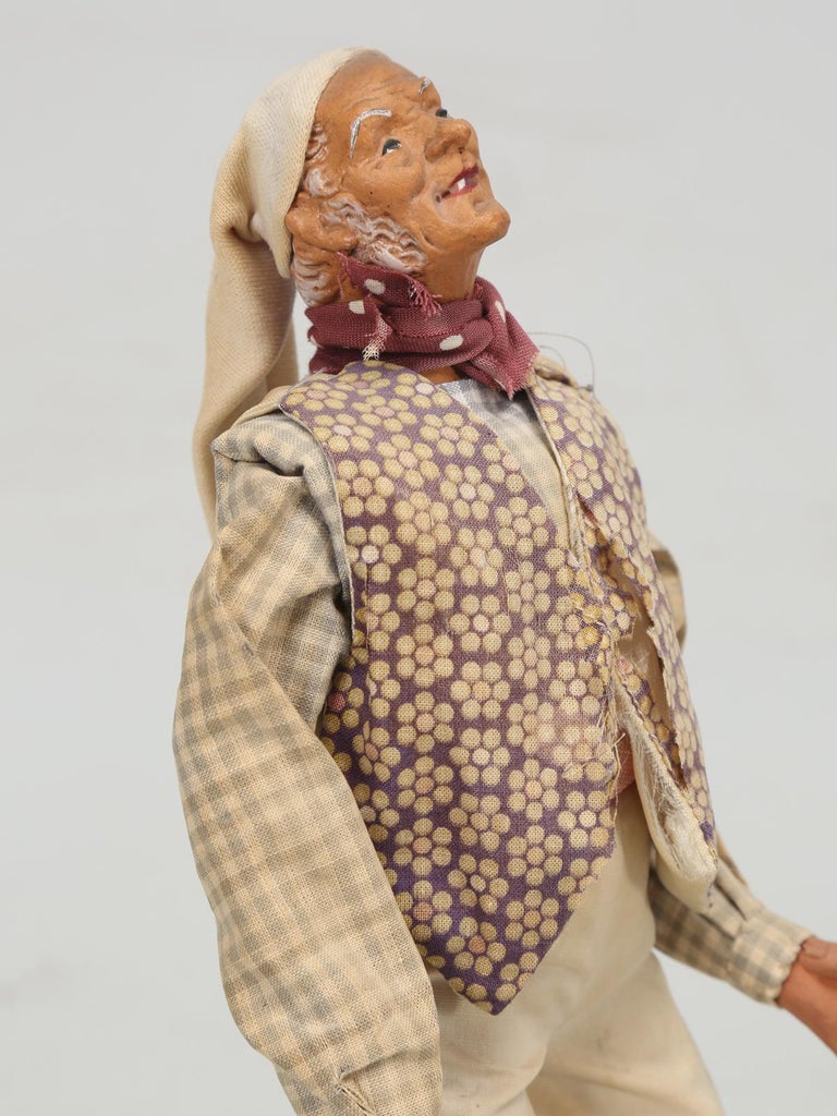 Set of '3' Vintage French Santon Folklore Dolls from the Provence at ...