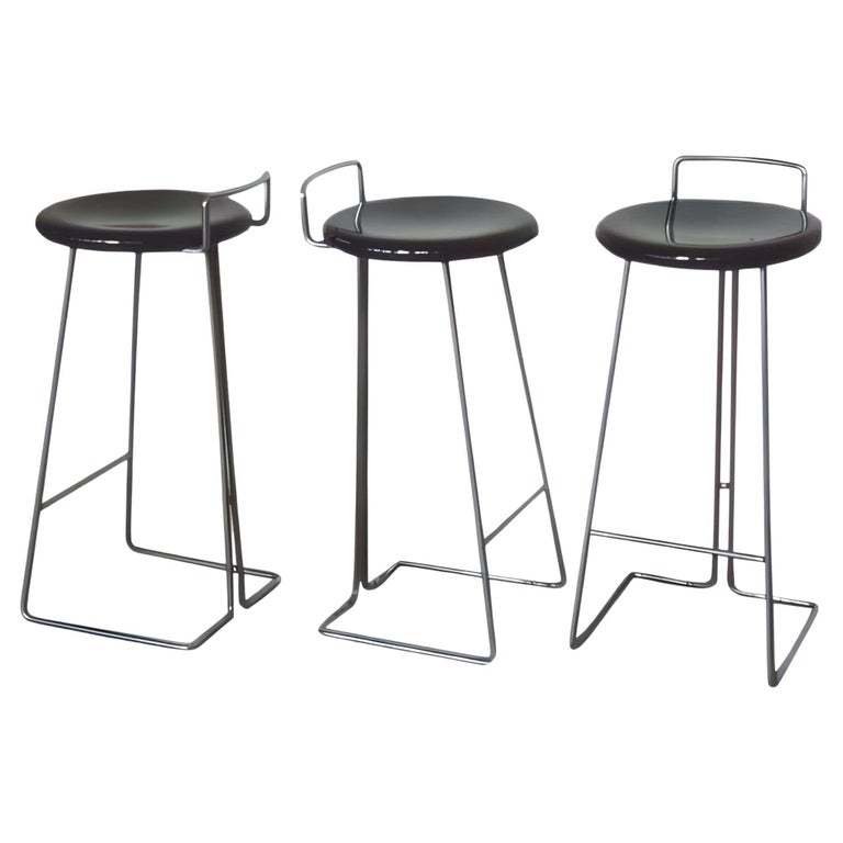 Set of 3 vintage stools by Coslin George for Dada, Italy 1970s For Sale ...