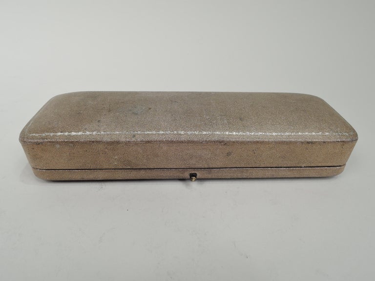 Set of 4 Antique Asprey English Edwardian Fox Hunt Place Card Holders ...