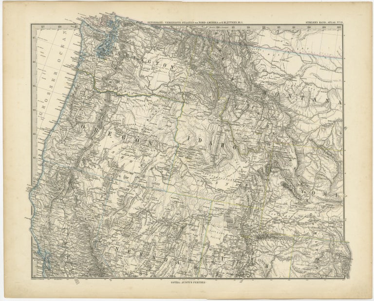 Set of 4 Antique Maps of part of the United States of America For Sale ...
