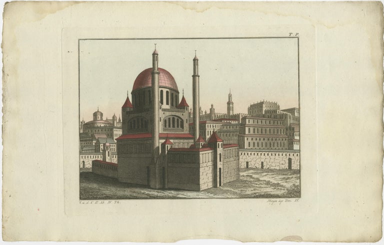 Set of 4 Antique Prints of Turkish Buildings in the Middle Ages For ...