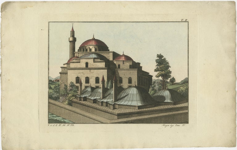 Set of 4 Antique Prints of Turkish Buildings in the Middle Ages For ...