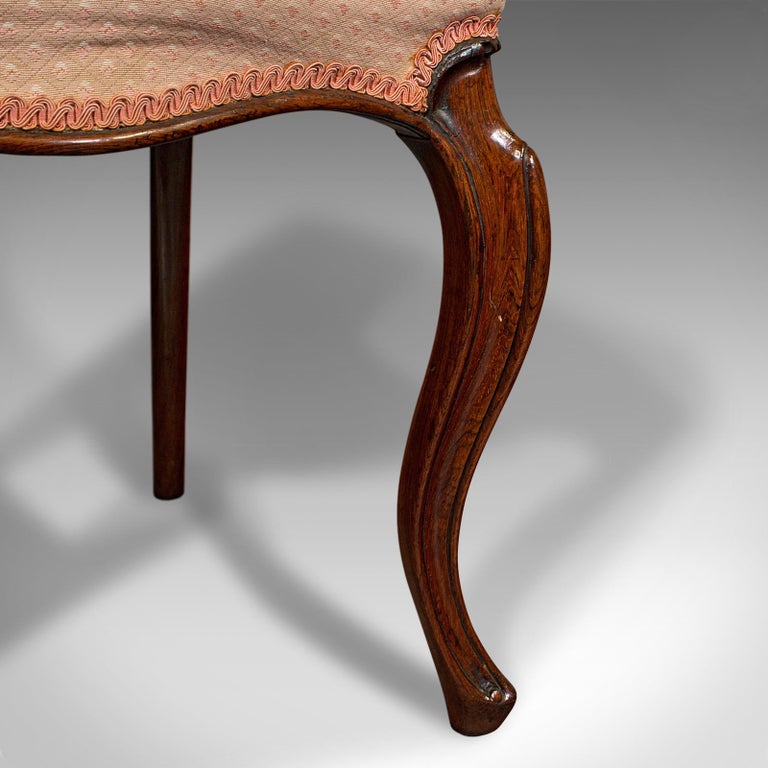 Set of 4 Antique Spoon Back Chairs, English, Dining Suite, Victorian ...