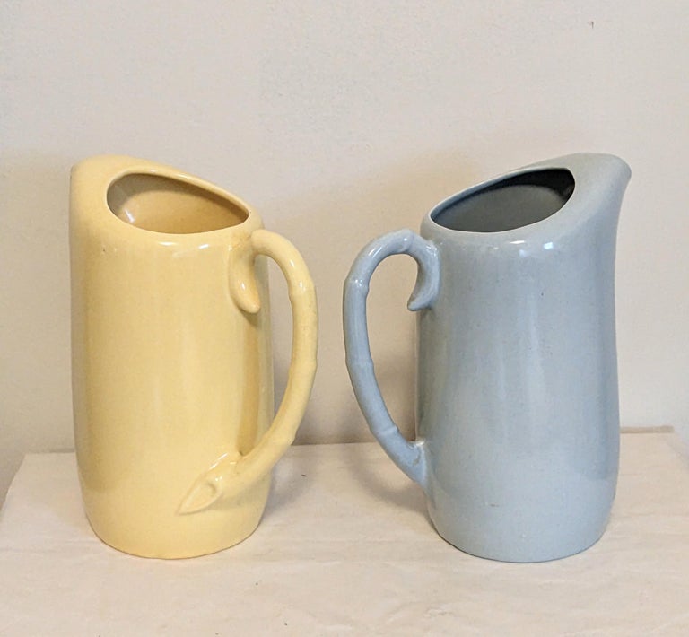 Set of 4 Art Deco Colorful Pitchers For Sale at 1stDibs