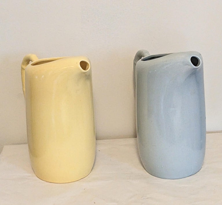 Set of 4 Art Deco Colorful Pitchers For Sale at 1stDibs