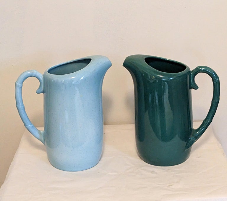 Set of 4 Art Deco Colorful Pitchers For Sale at 1stDibs