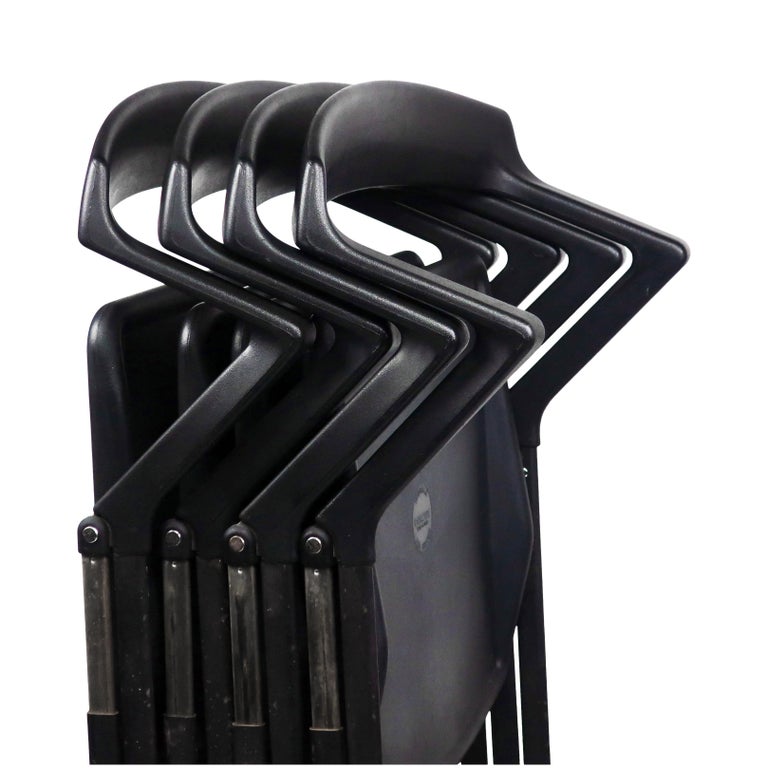 Set of 4 Blitz Folding Chairs by Motomi Kawakami for Skipper at 1stDibs