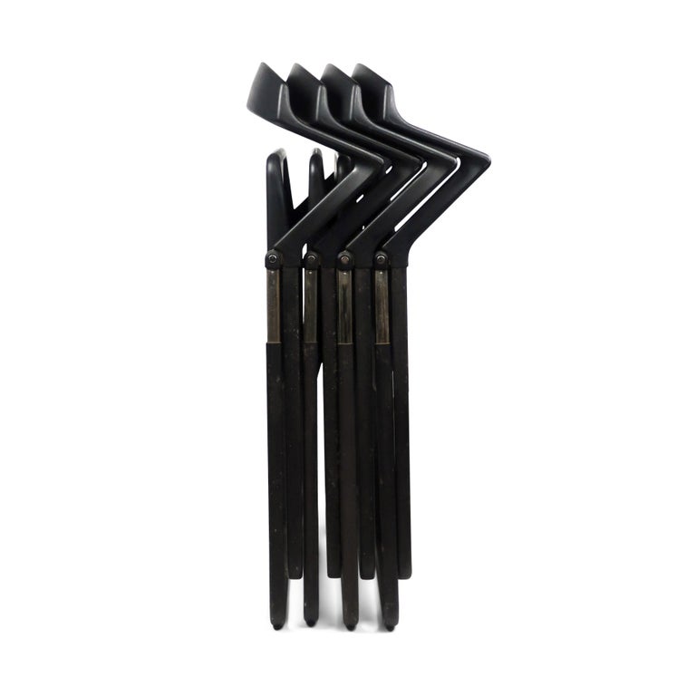 Set of 4 Blitz Folding Chairs by Motomi Kawakami for Skipper at 1stDibs