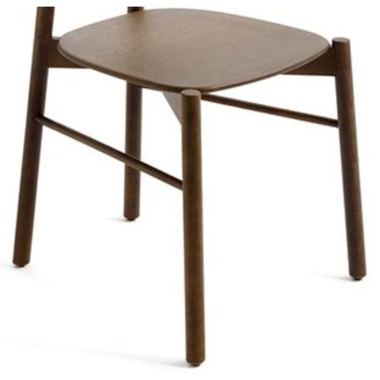 Set of 4, Bokken Chair, Turquoise Beech Structure, Lacquered by Colé ...