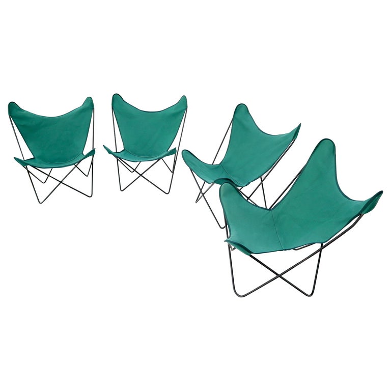 Set of 4 Butterfly Sling Chairs at 1stDibs