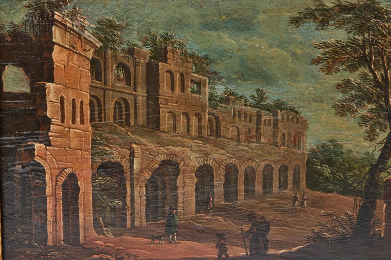 Set of 4 Capriccio Landscape Paintings For Sale at 1stDibs