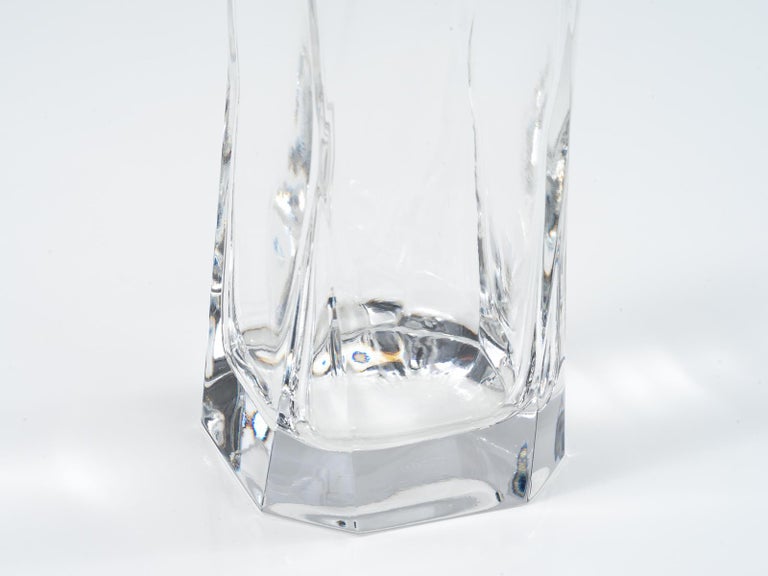 Set of 4 Cini Boeri "Cibi" Crystal Highball Glasses for Arnolfo di ...