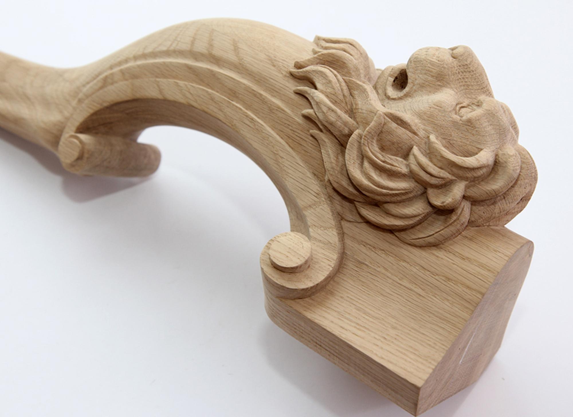 Set of 4 Coffee Lion Table Legs from Oak or Beech For Sale at 1stDibs ...