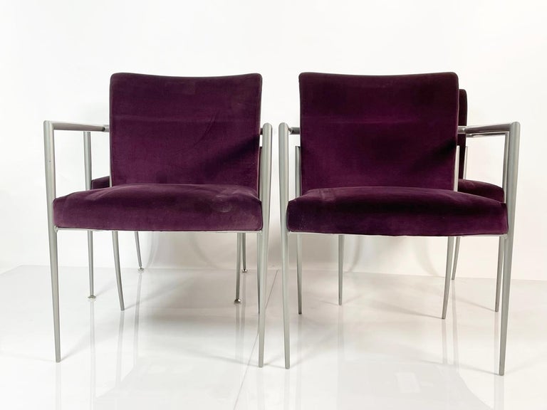 Set of 4 Cortona Chairs by Joe Ricchio for HBF For Sale at 1stDibs