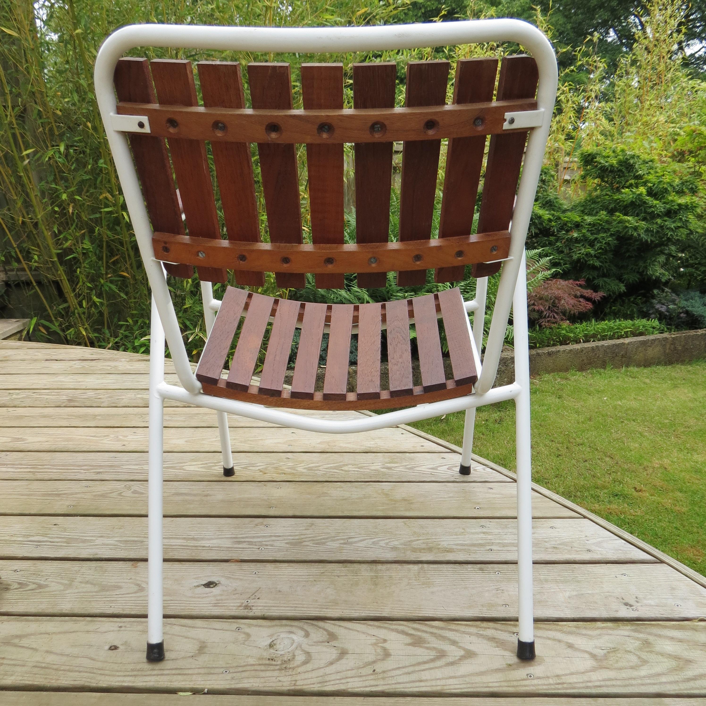 Set of 4 Danish Daneline Teak Stacking Garden Chairs at 1stDibs ...
