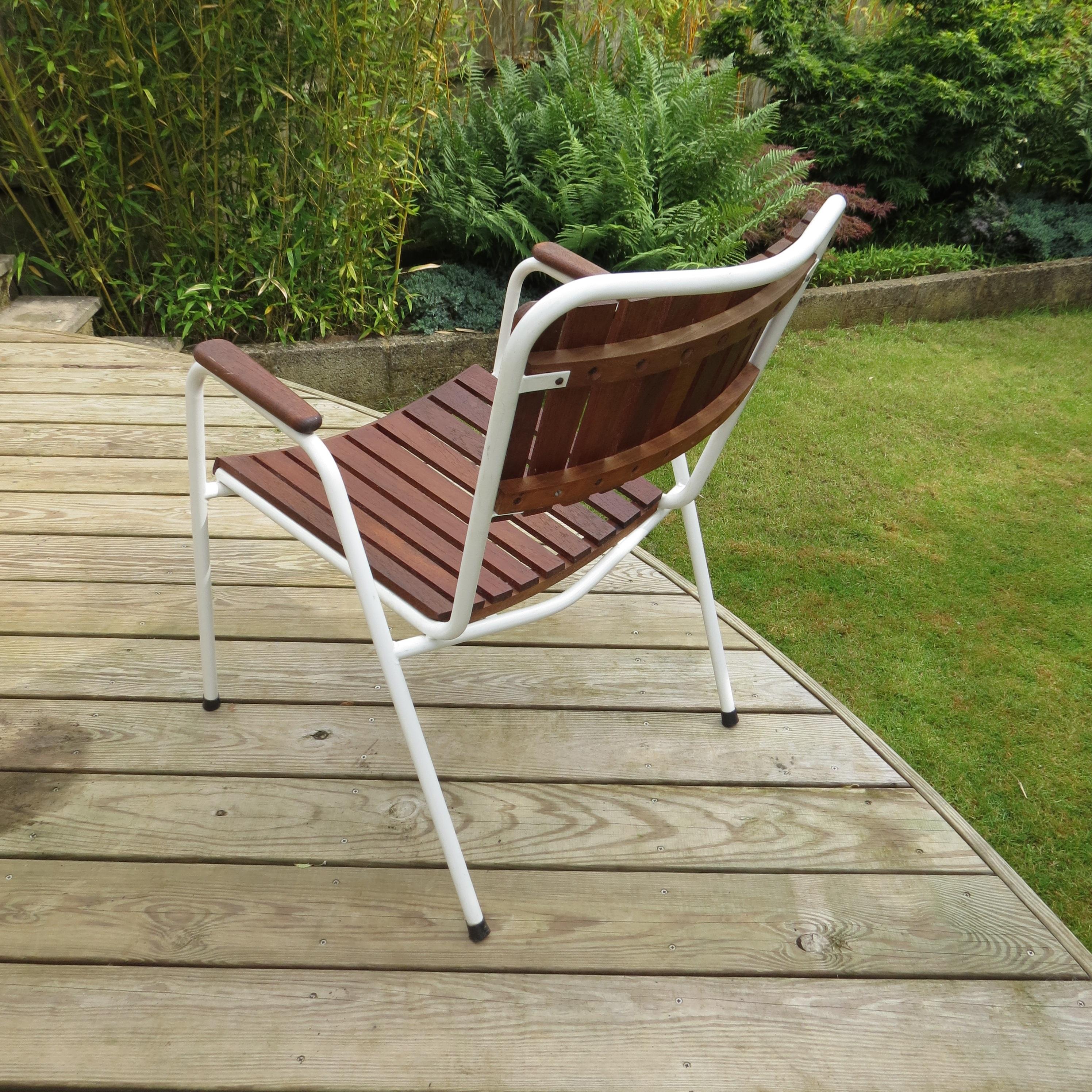 Set of 4 Danish Daneline Teak Stacking Garden Chairs at 1stDibs ...