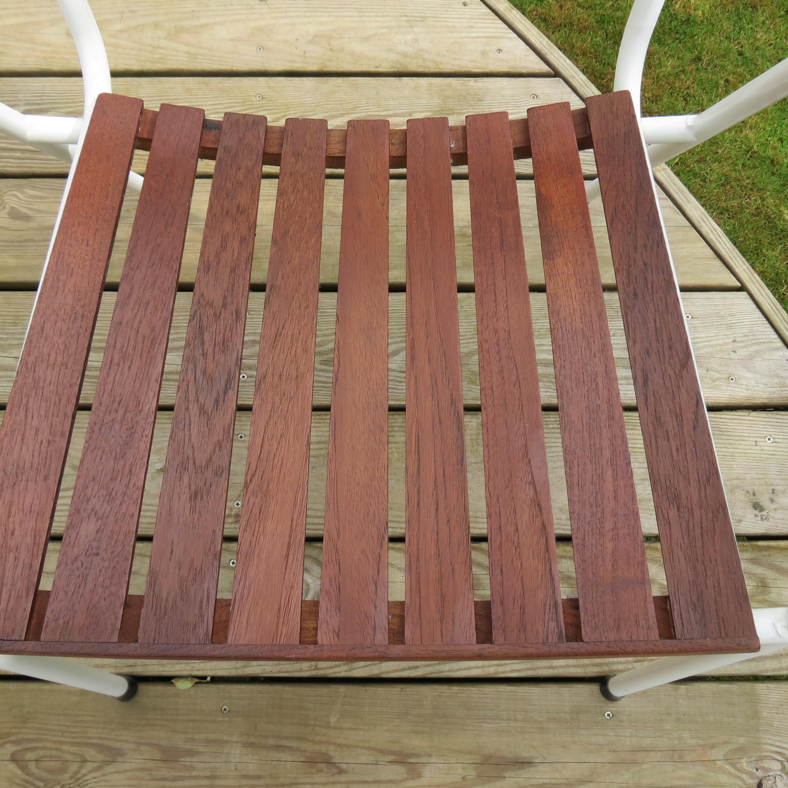 Set of 4 Danish Daneline Teak Stacking Garden Chairs at 1stDibs ...