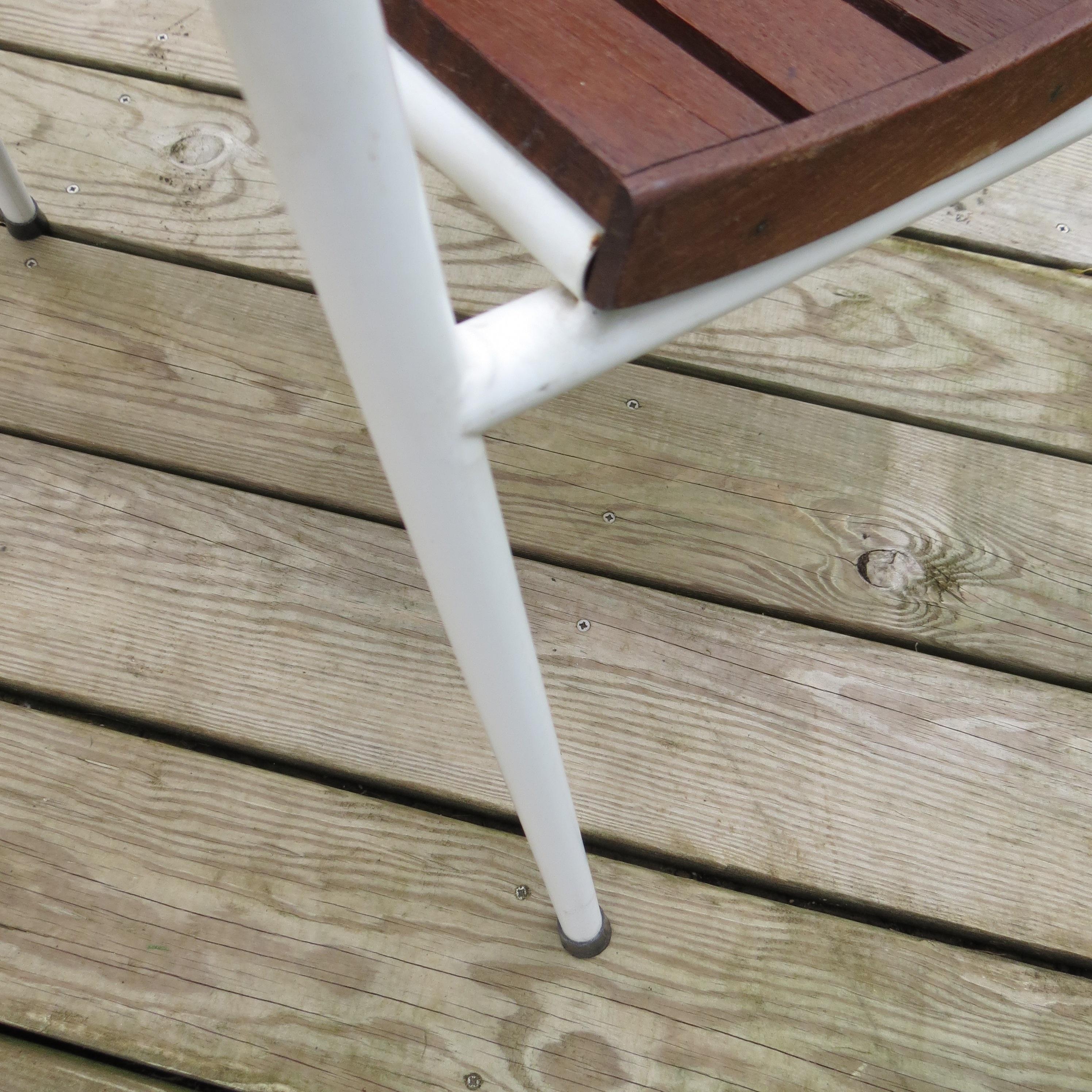 Set of 4 Danish Daneline Teak Stacking Garden Chairs at 1stDibs ...