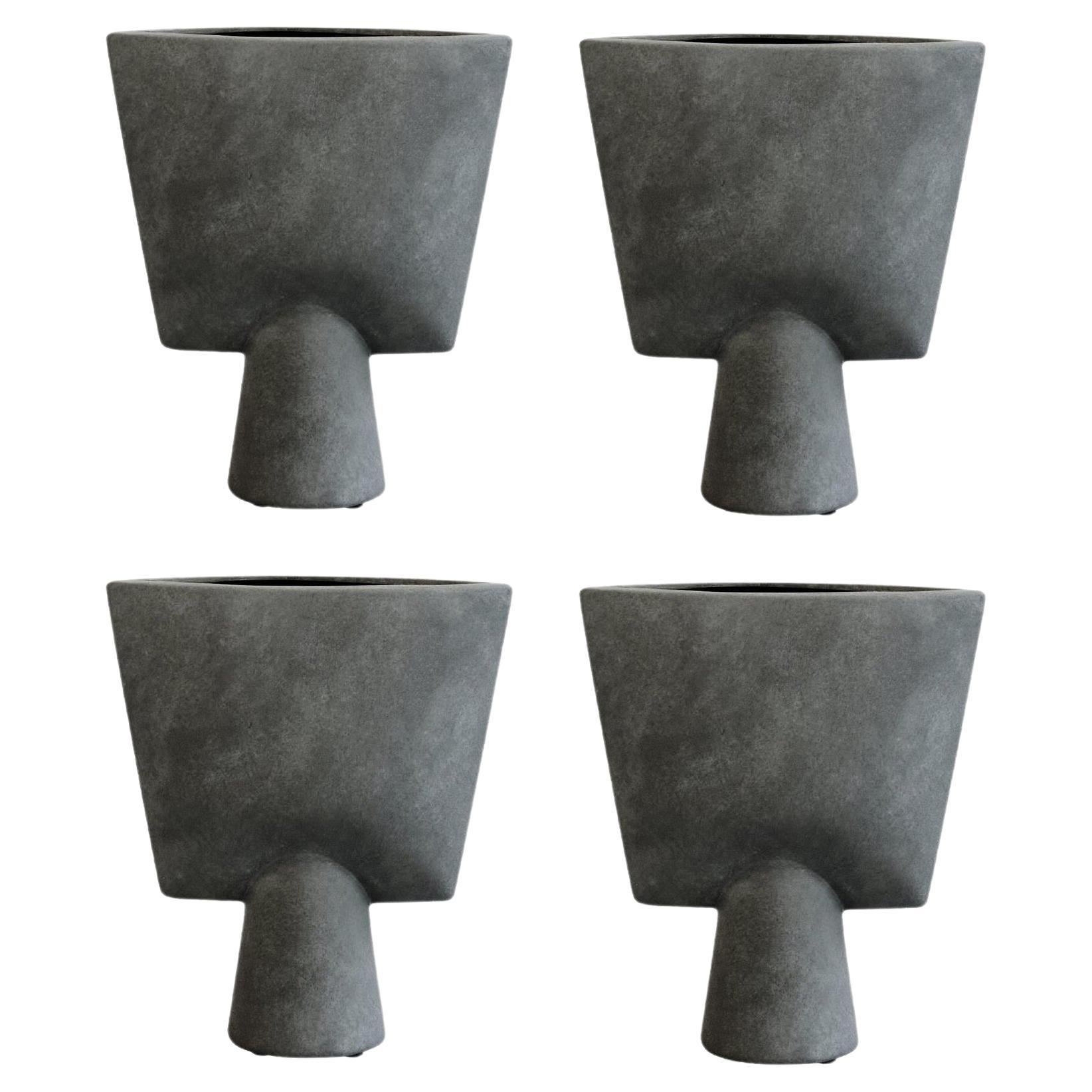 Matrix Spheres Vase Dark Gold For Sale at 1stDibs