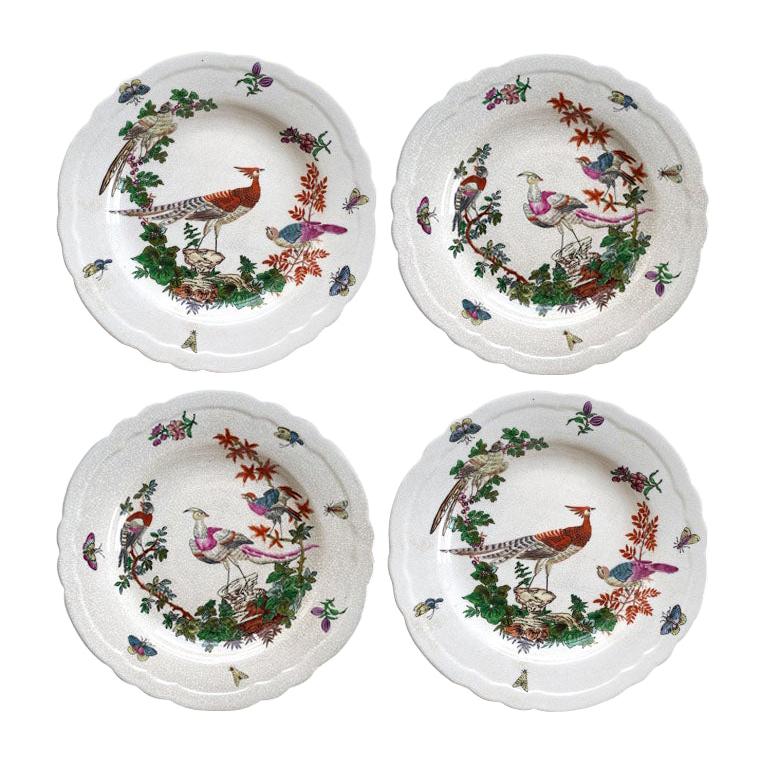 Set of 4 Decorative Hanging Bird Plates by JUWC, 1897 For Sale at ...