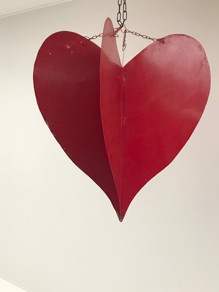 Set of 4 Decorative Hearts For Sale at 1stDibs
