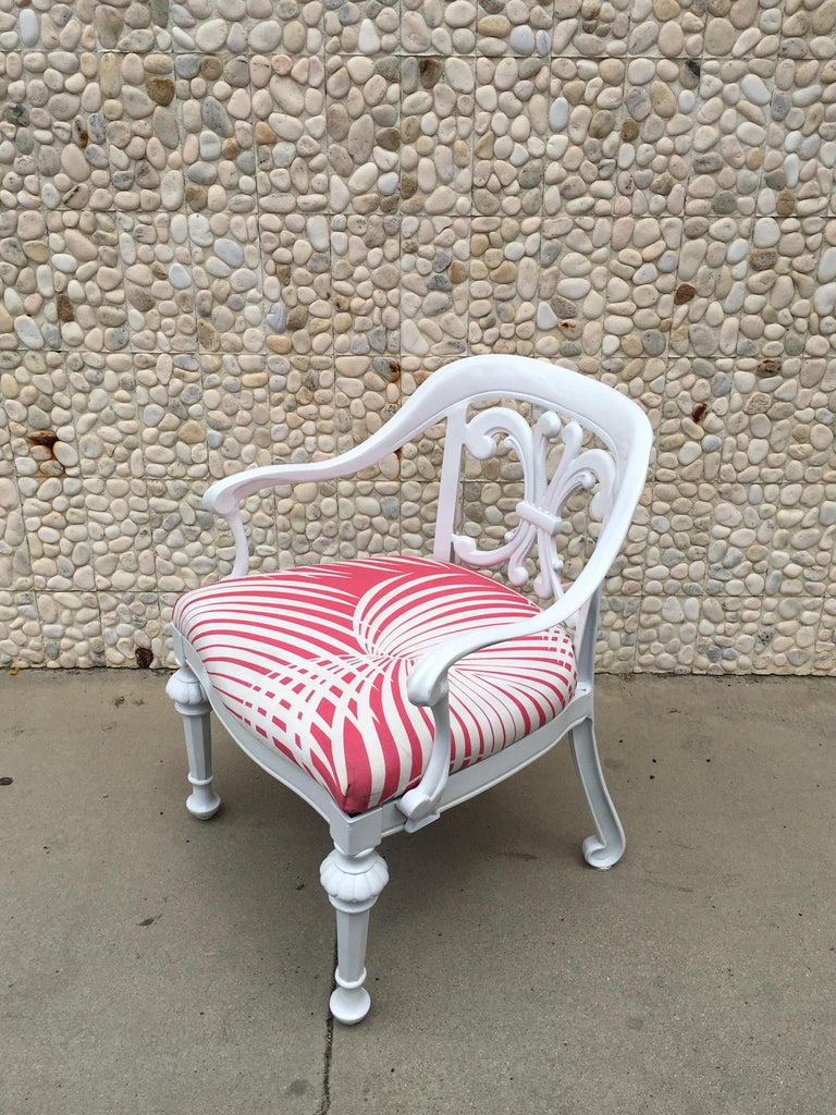 Set of 4 Dorothy Draper Rare Patio Chairs Made by Kessler at 1stDibs