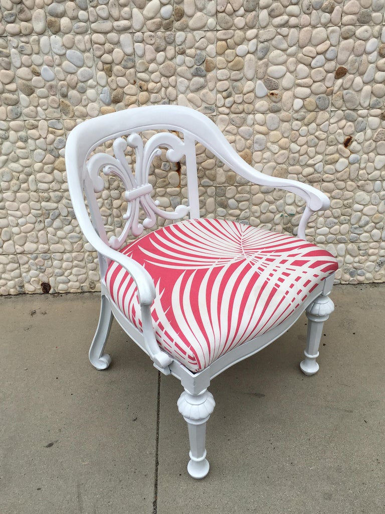 Set of 4 Dorothy Draper Rare Patio Chairs Made by Kessler at 1stDibs