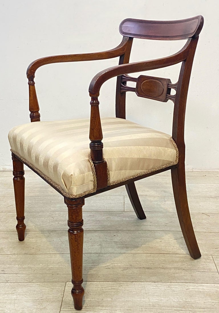 Set of 4 Early 19th Century English Regency Mahogany Dining Chairs ...