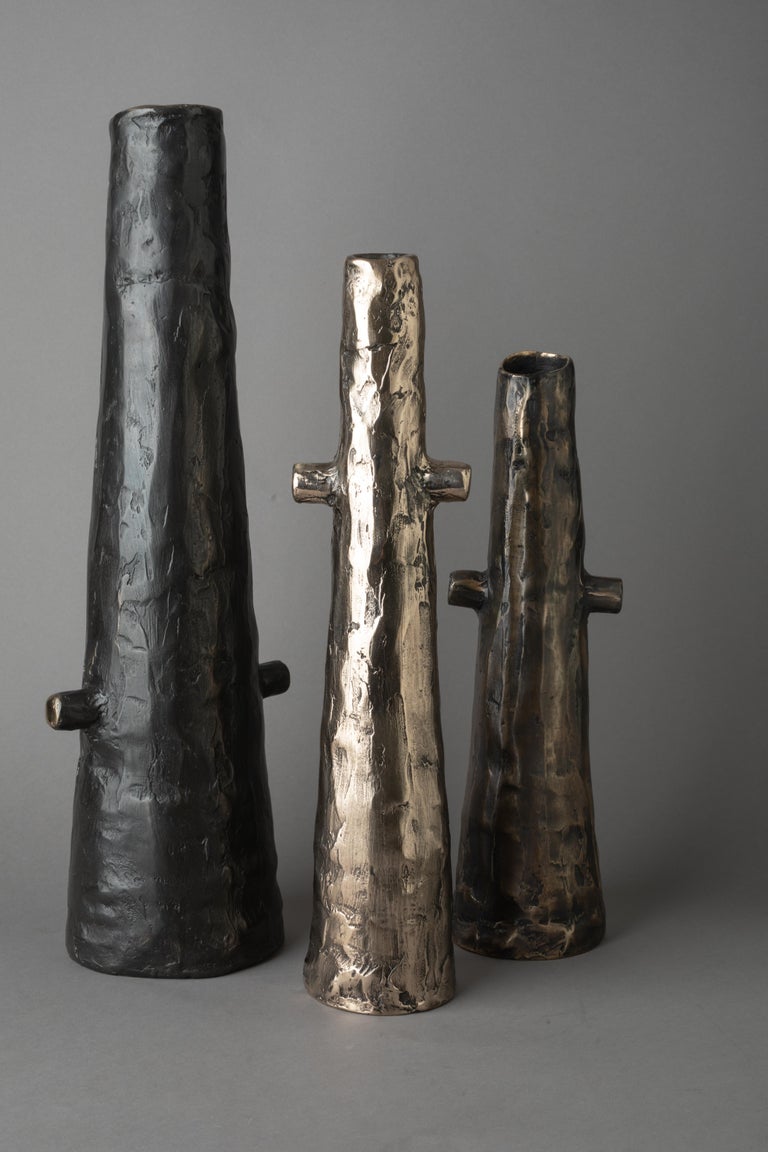 Set of 4 Figari Vases by Jean Grisoni For Sale at 1stDibs
