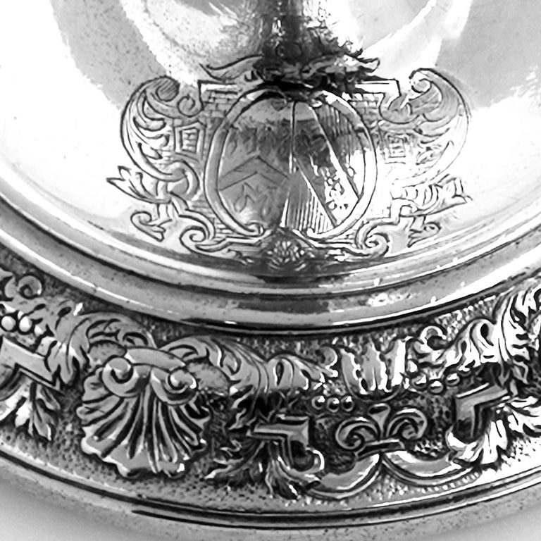 Set of 4 George I Solid Silver Candlesticks 1725 Georgian 18th Century ...