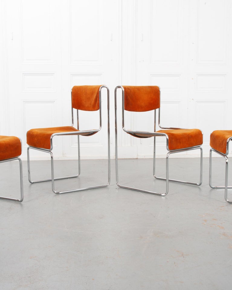 Set of 4 German Mid-Century Modern Dining Chairs at 1stDibs