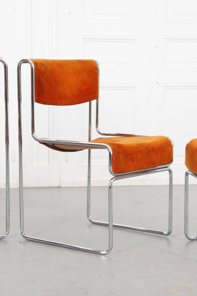 Set of 4 German Mid-Century Modern Dining Chairs at 1stDibs