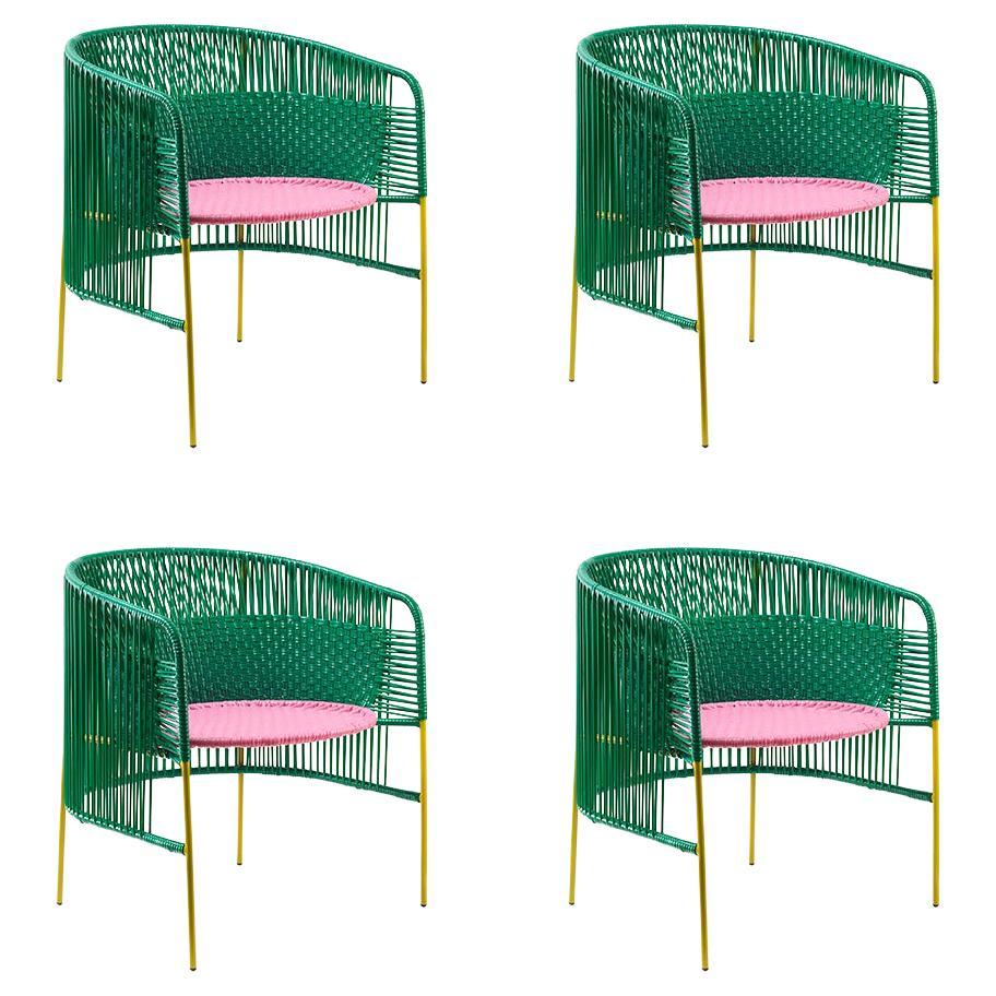 Constructivist Green Lounge Chairs by Hosts and Maes at 1stDibs