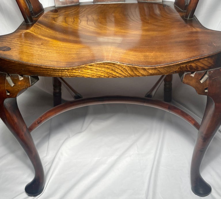 Set of 4 Handmade English "Victoria and Albert" Style Oak Windsor ...