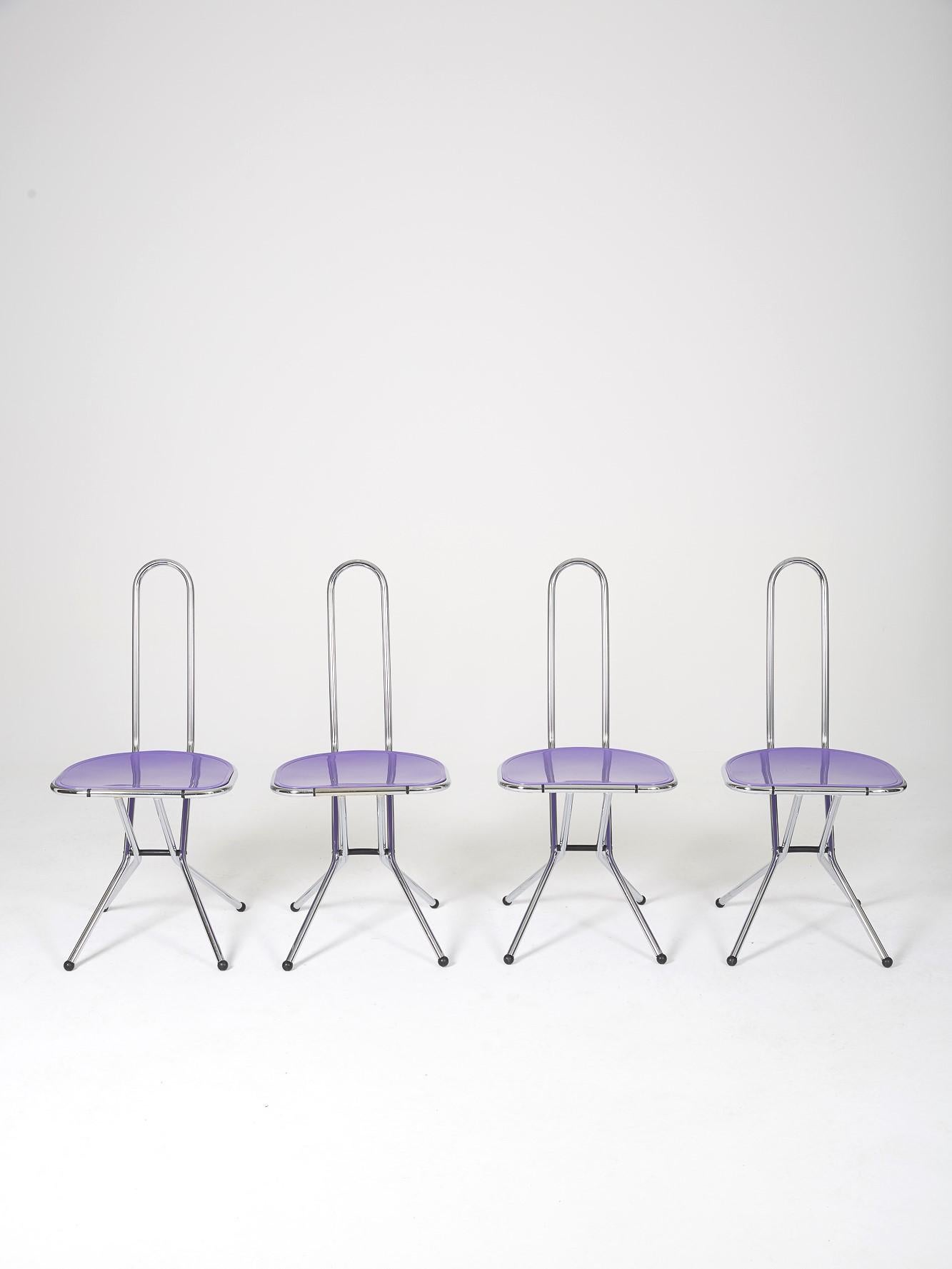 Set of 4 ISAK Chairs by Niels Gammelgaard IKEA, 1980s For Sale at 1stDibs