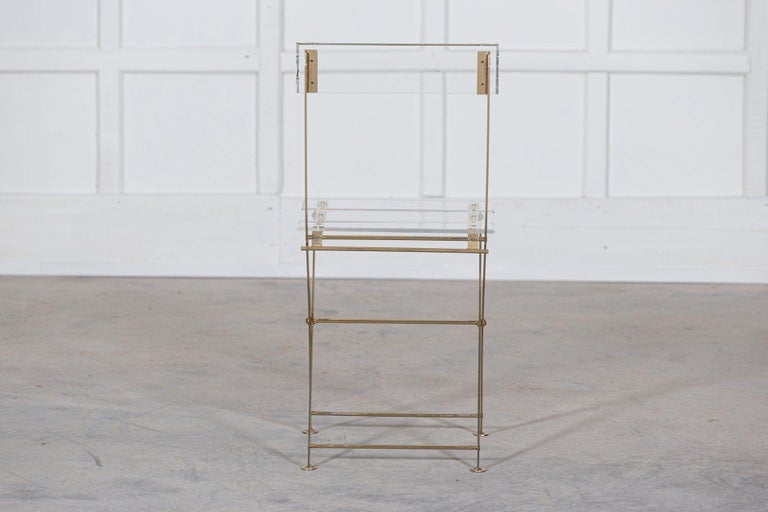 Set of 4 Lucite Folding Chairs Yonel Lebovici at 1stDibs