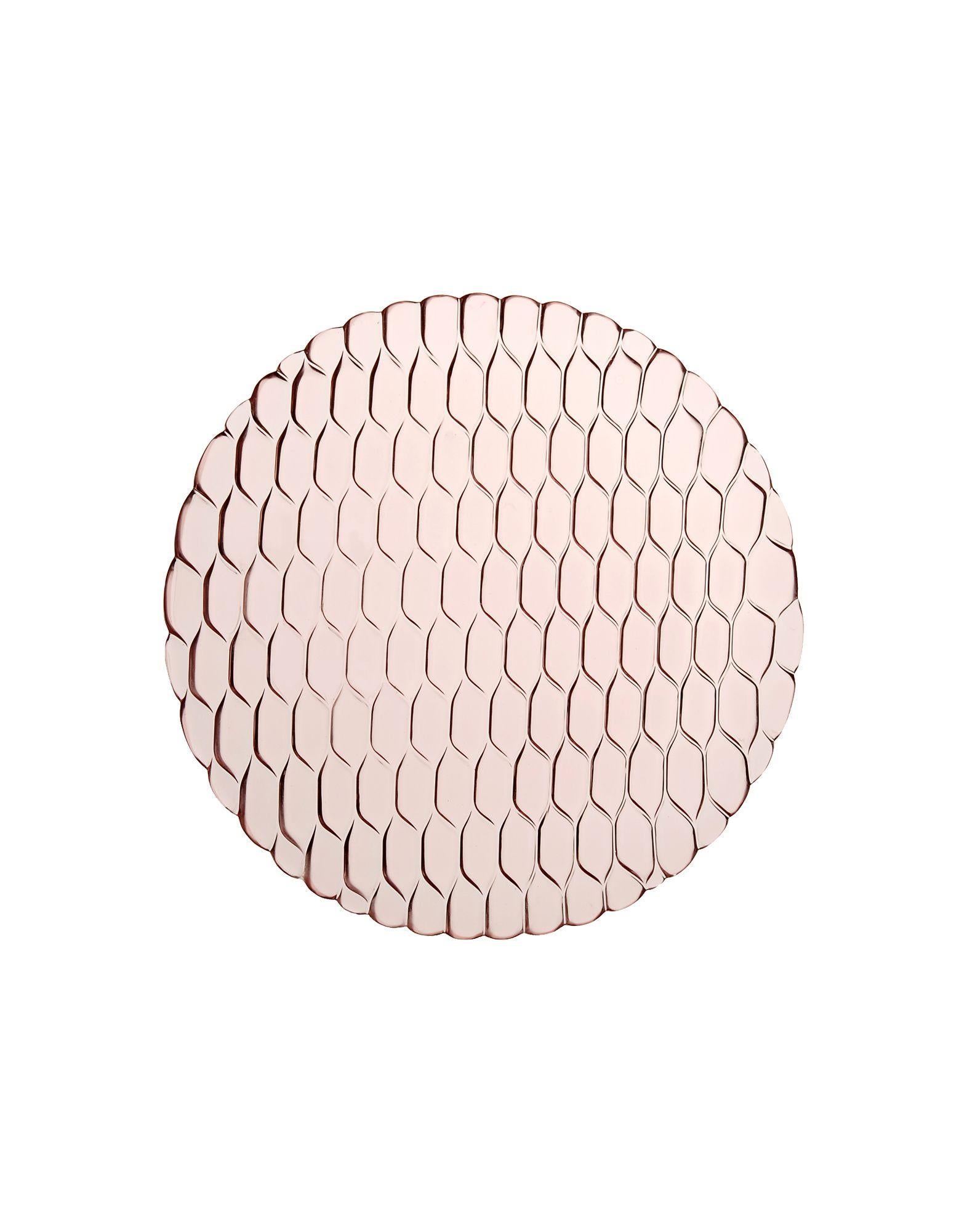 Set of 4 Medium Kartell Jelly Plates in Pink by Patricia Urquiola For ...