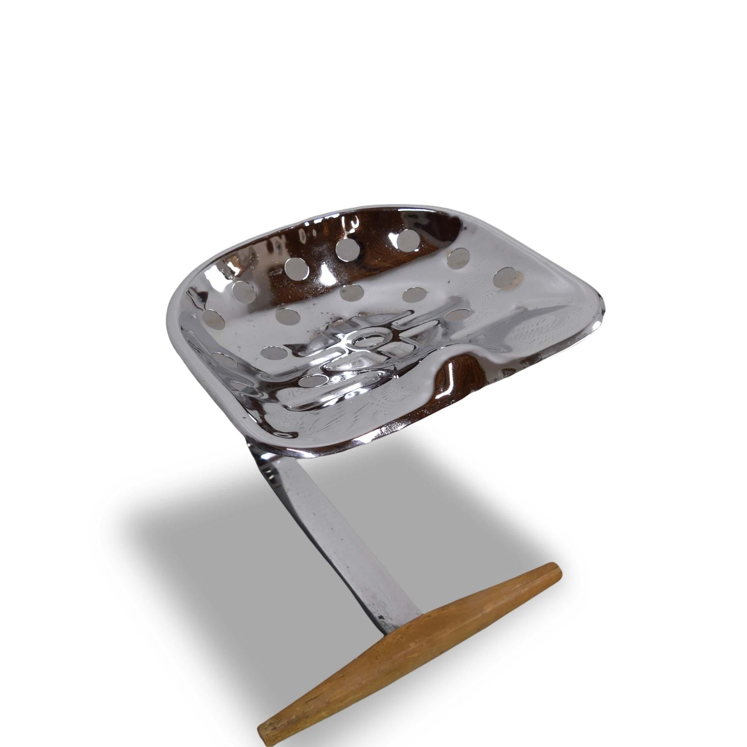 Set of 4 "Mezzadro Tractor" Stools by Achille Castiglioni for Zanotta ...