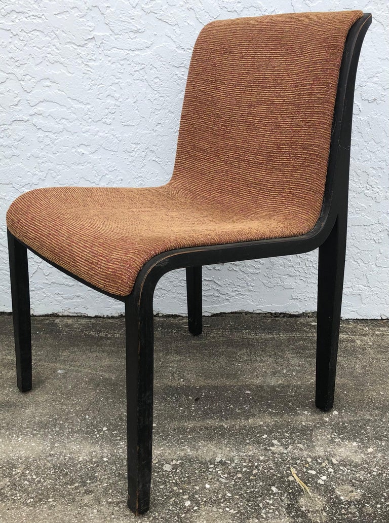 Set of 4 Mid-Century Modern Bill Stephens Knoll Black Walnut Side ...