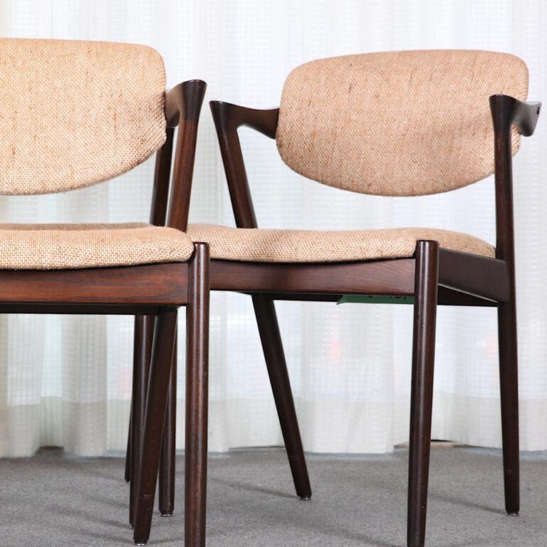 Set of 4 Mid-Century Modern Z Chairs by Kai Kristiansen C.1960's For ...