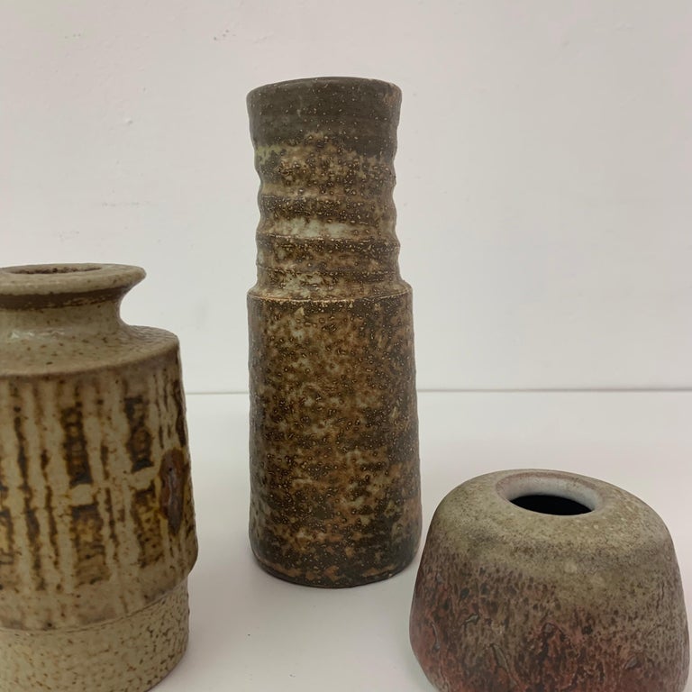 Set of 4 Mobach Ceramic Vases, 1970s For Sale at 1stDibs