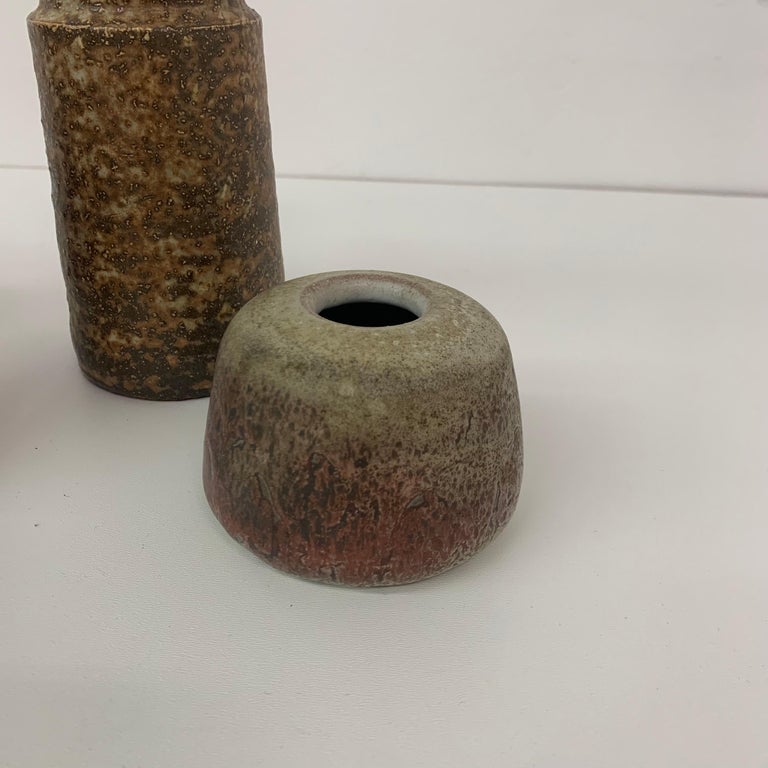 Set of 4 Mobach Ceramic Vases, 1970s For Sale at 1stDibs