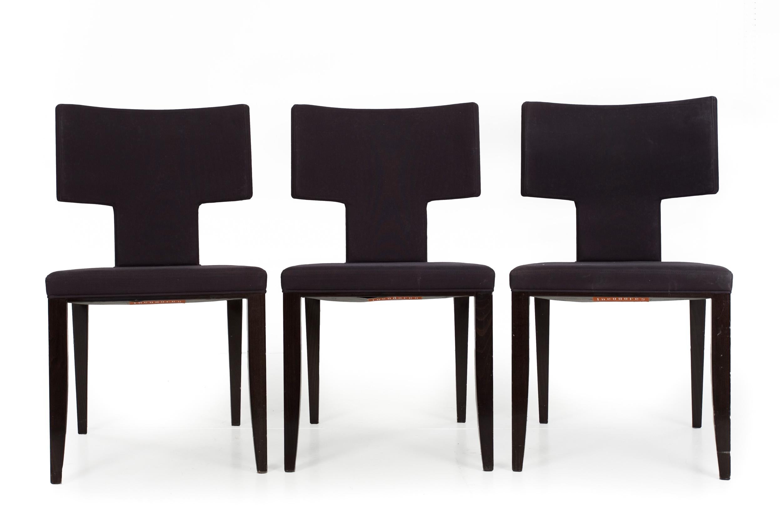 Set of 4 Modern Italian Pietro Constantini Ebony Lacquered "Salsa ...