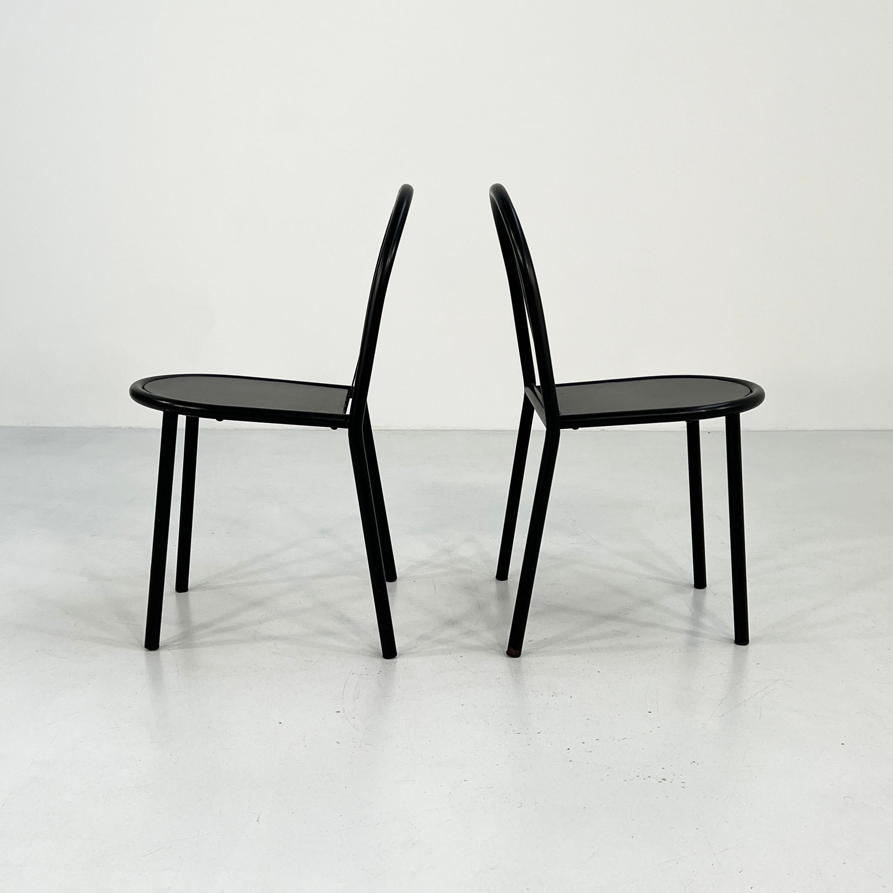 Set of 4 N. 222 Chairs by Robert Mallet-Stevens for Pallucco, 1980s at ...