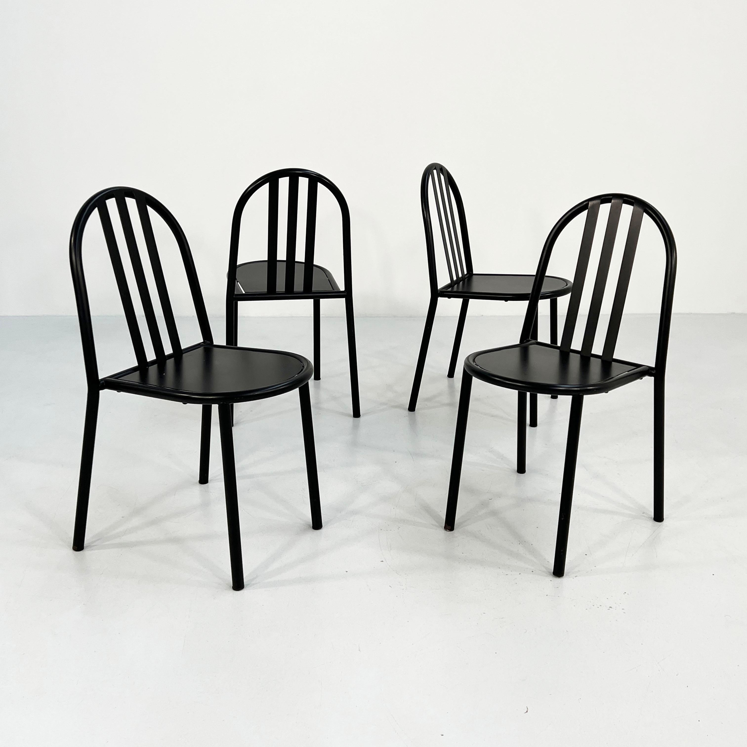 Set of 4 N. 222 Chairs by Robert Mallet-Stevens for Pallucco, 1980s at ...
