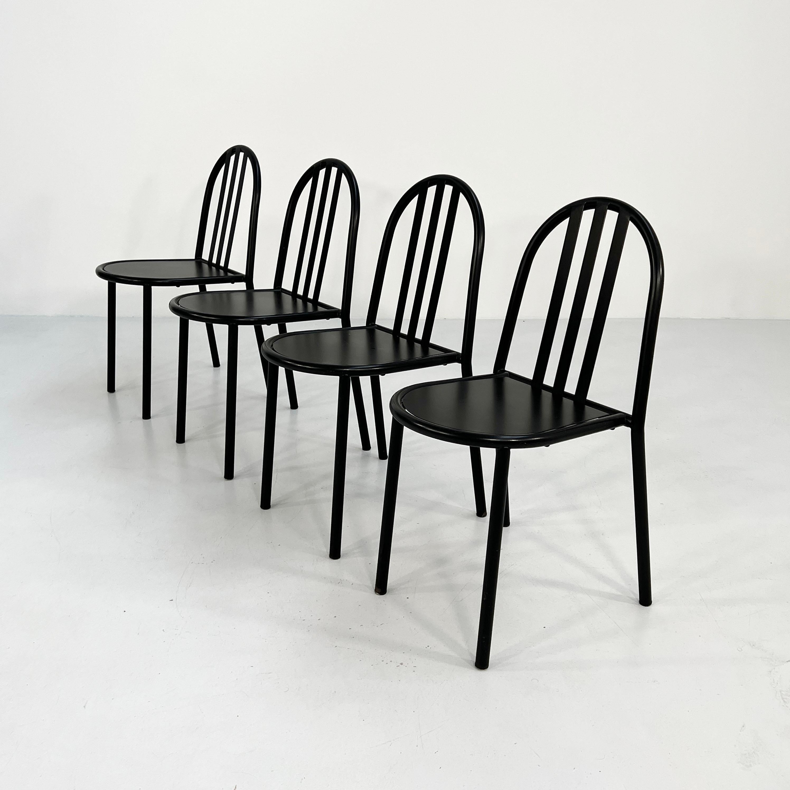 Set of 4 N. 222 Chairs by Robert Mallet-Stevens for Pallucco, 1980s at ...