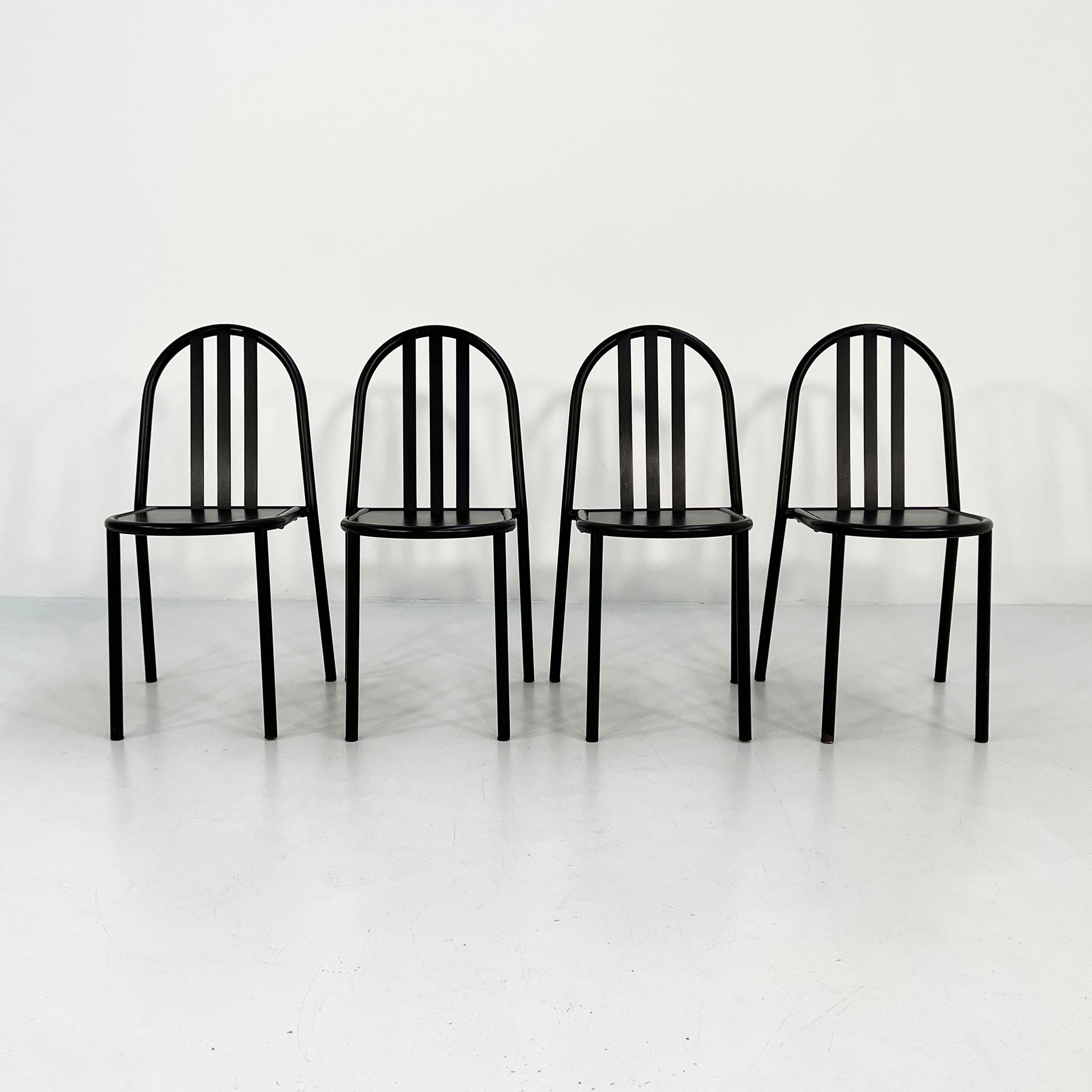 Set of 4 N. 222 Chairs by Robert Mallet-Stevens for Pallucco, 1980s at ...