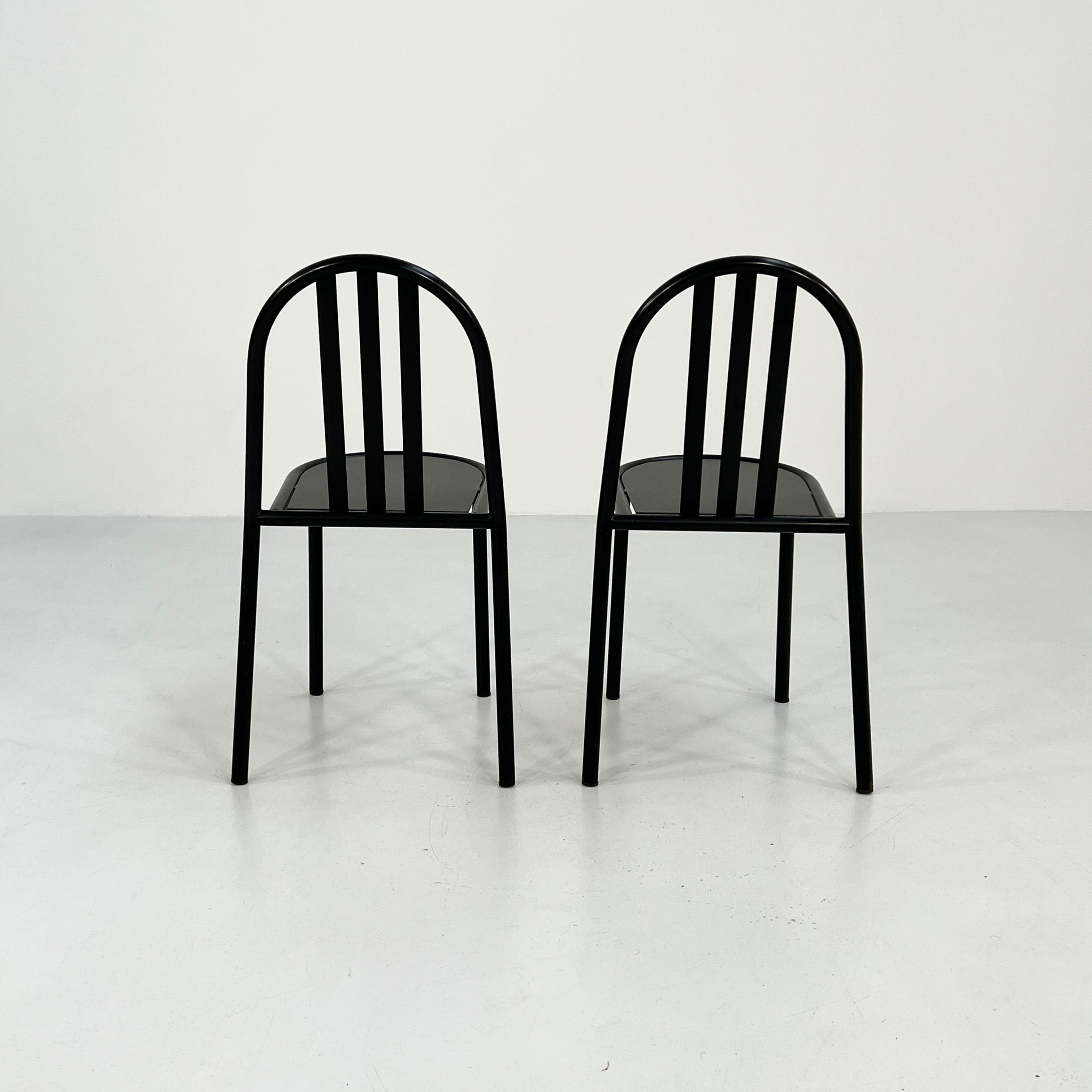 Set of 4 N. 222 Chairs by Robert Mallet-Stevens for Pallucco, 1980s at ...