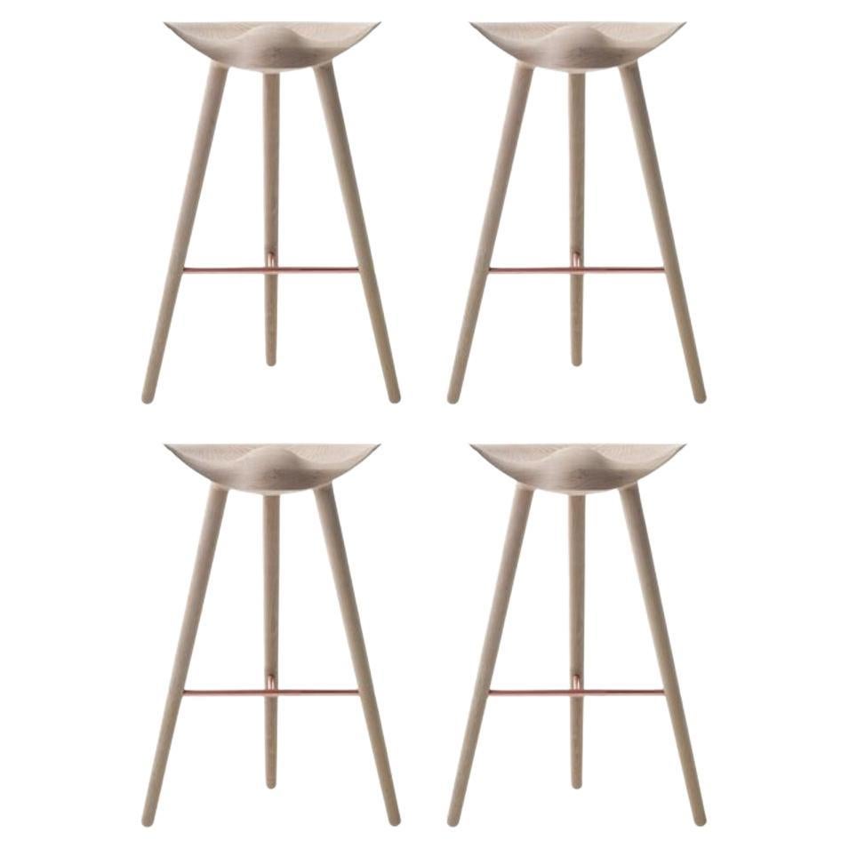 Pitch Fork and Axe Handle Bar Stools, Set of Three at 1stDibs