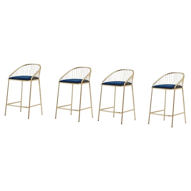 Set of 4 of Agora Bar Low Stools by Pepe Albargues For Sale at 1stDibs